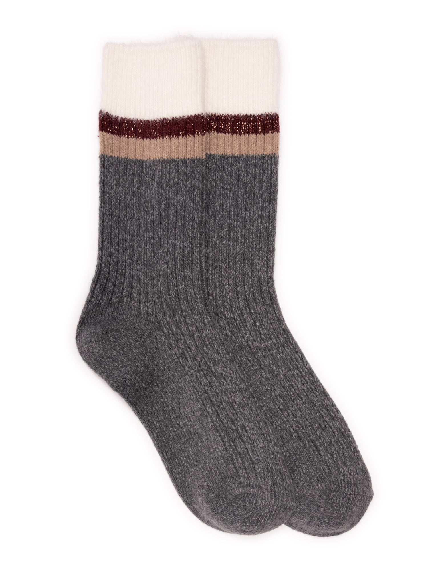 Muk LUKS Women's Microfiber Crew Boot Sock, 1-Pack, Size 6-11 - Walmart.com