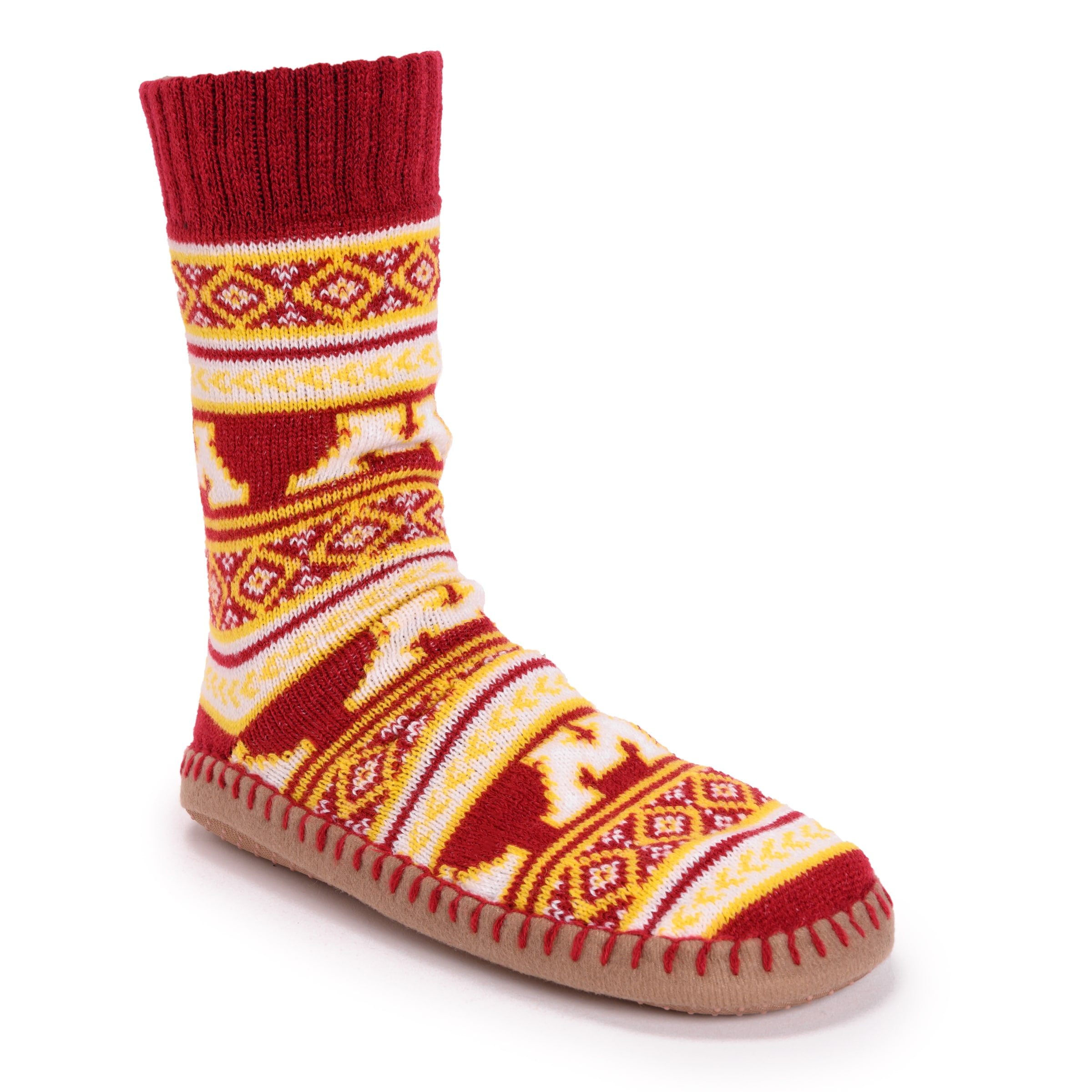 Muk Luks Maroon Minnesota Golden Gophers Team Game Day Slipper Socks ...