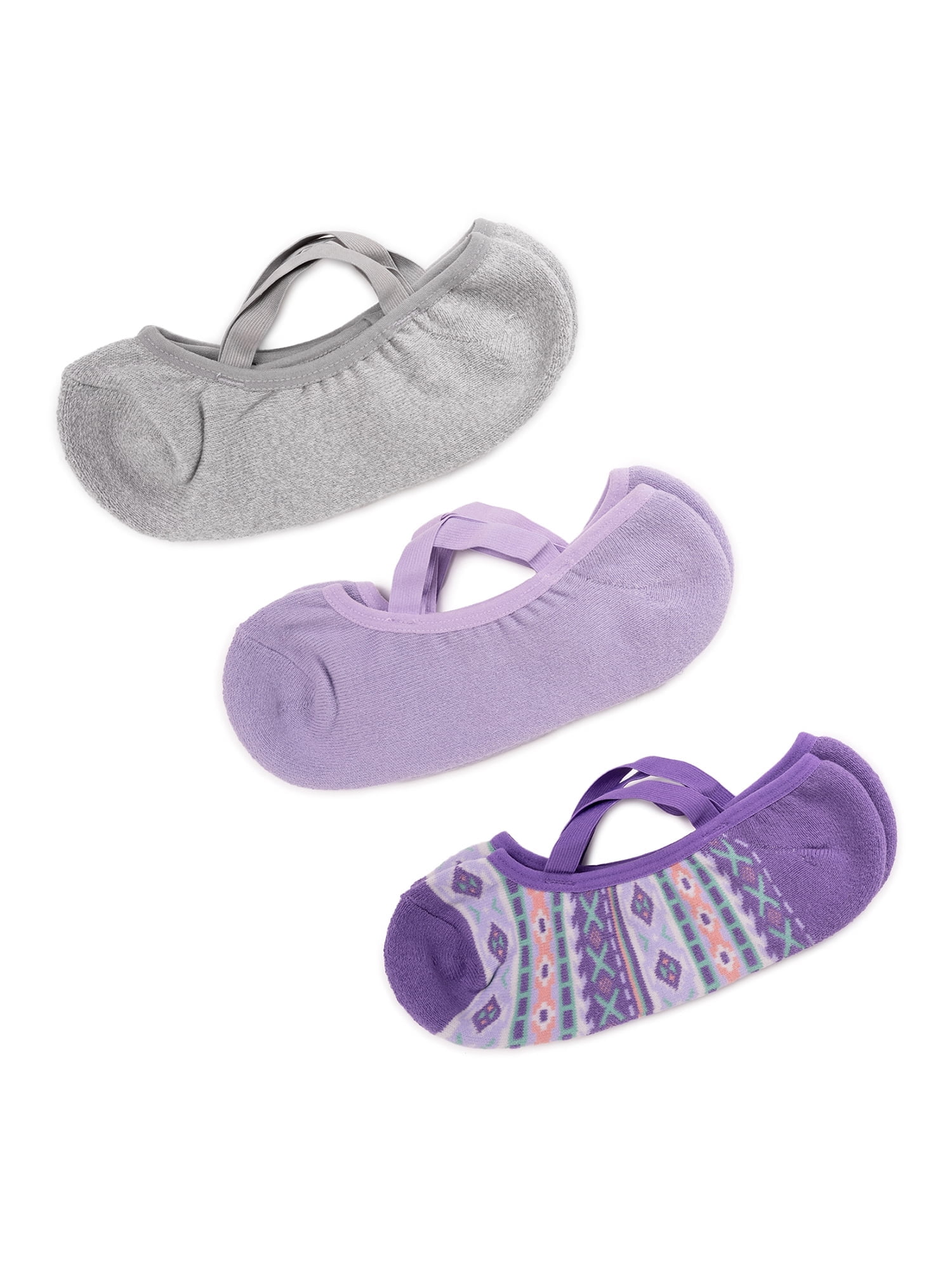 Muk Luks Women's Ballerina Sock, 3 Pair - Walmart.com