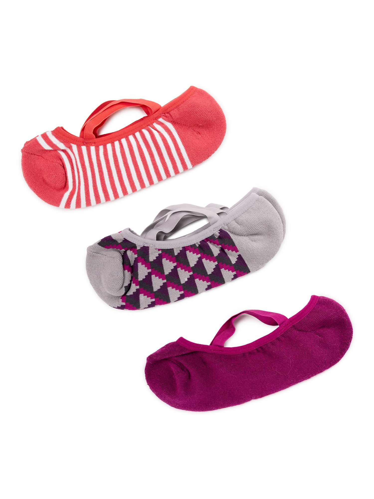 Muk Luks Women's Ballerina Sock, 3 Pair - Walmart.com
