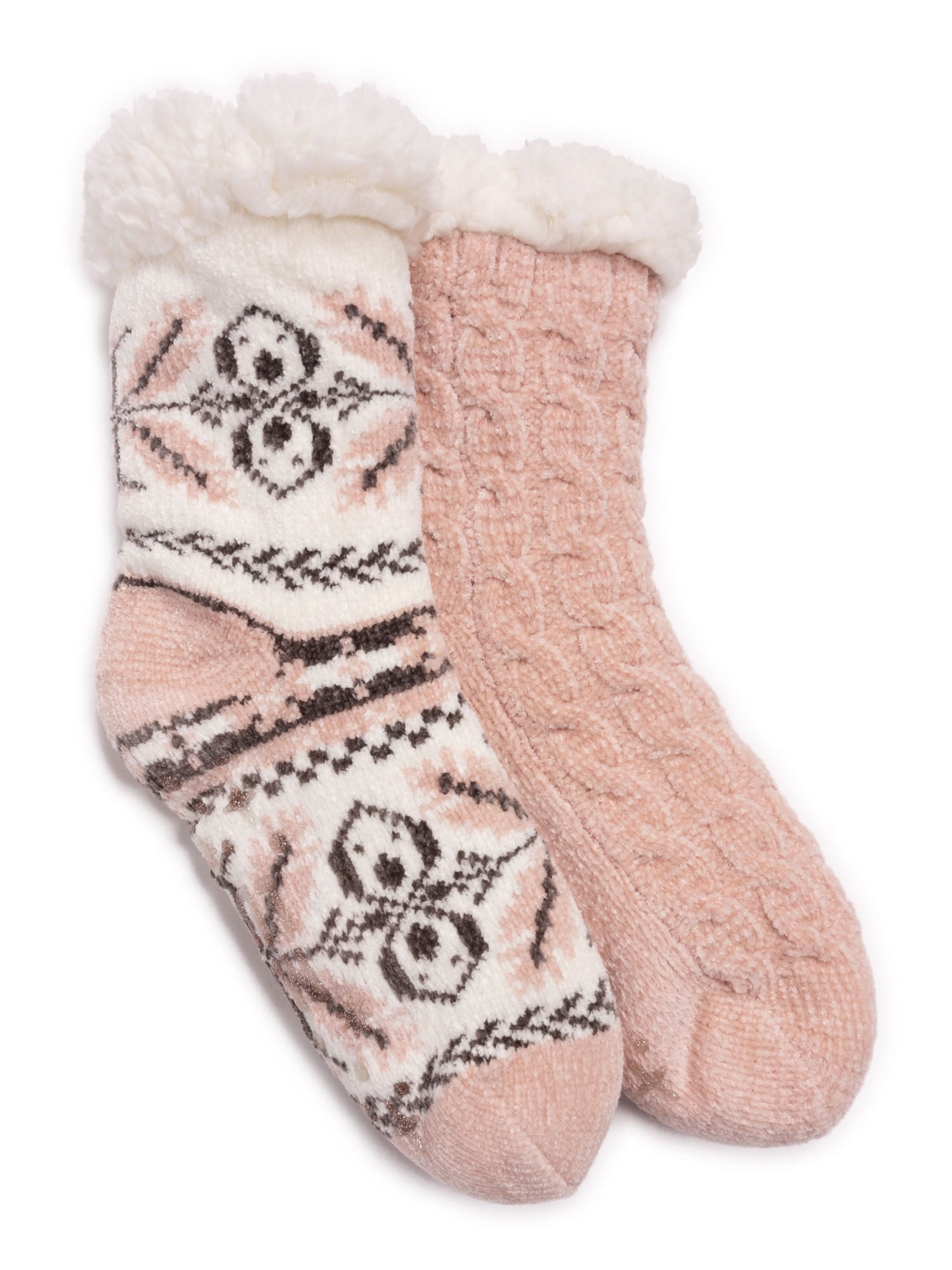 Muk Luks Women's Cabin Socks, 2-Pack - Walmart.com