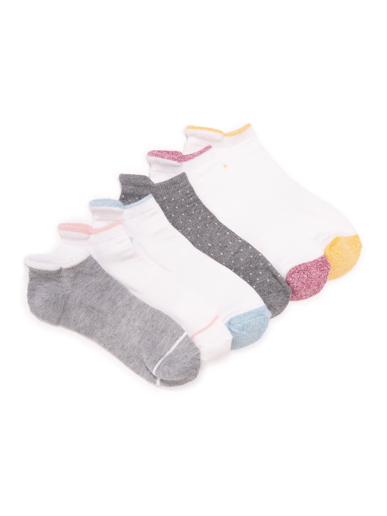 Muk Luks Women's Feathery Soft Casual Fashion Low Cut Socks, 6-Pack ...