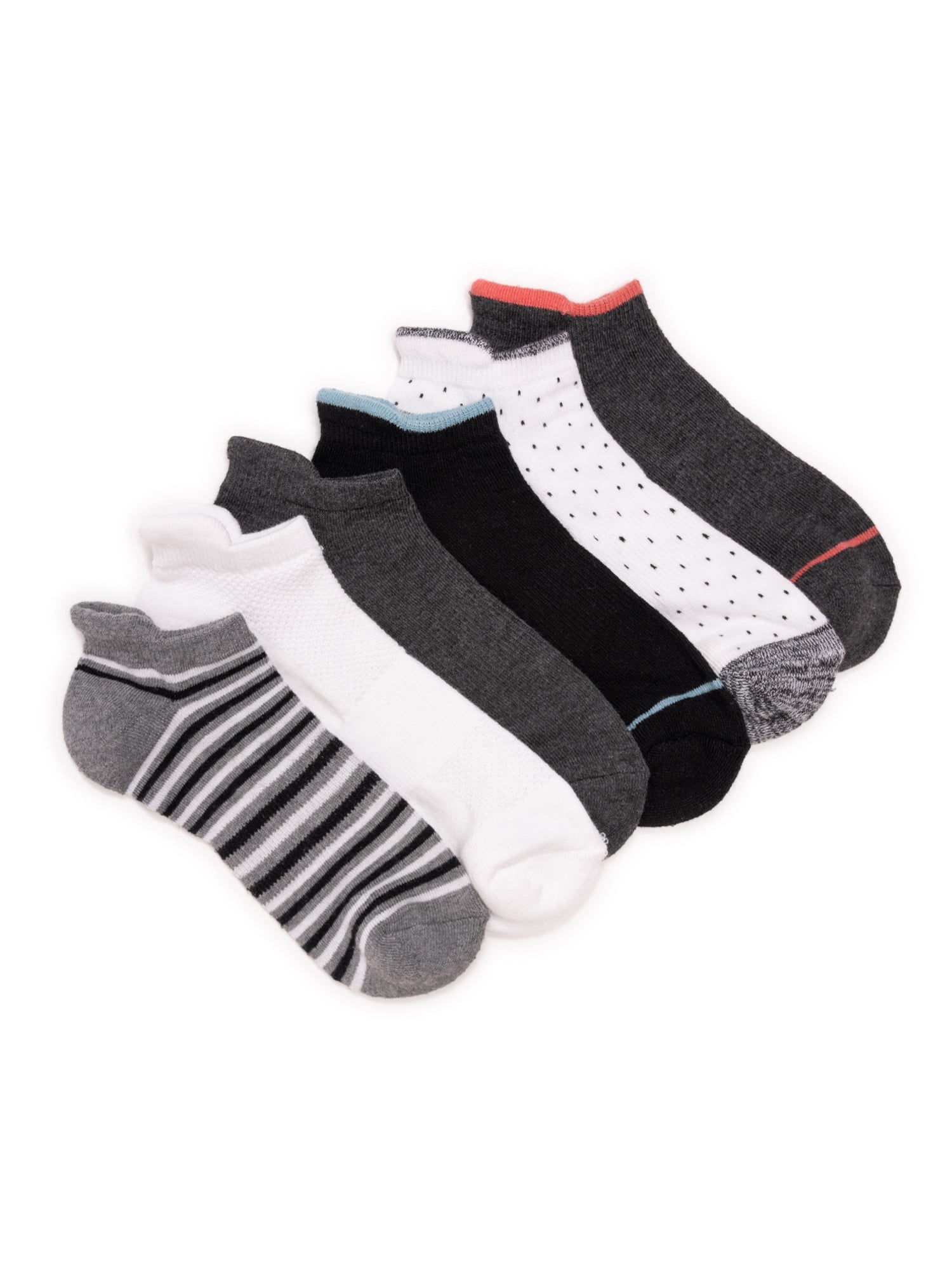 Muk Luks Women's Feathery Soft Casual Fashion Low Cut Socks, 6-Pack, Sizes 6-11 - Walmart.com