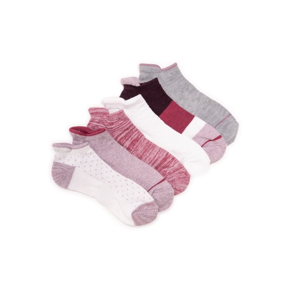 Muk Luks Women's Feathery Soft Casual Fashion Low Cut Socks, 6-Pack ...
