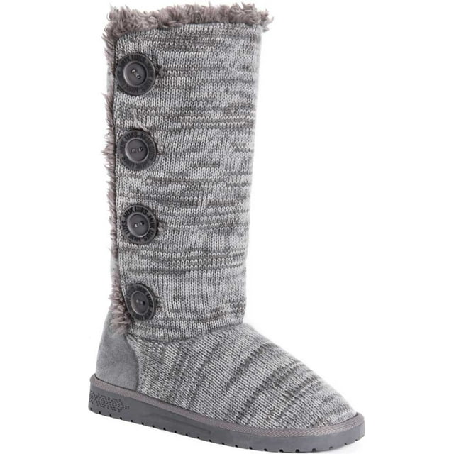 Muk Luks Women's Liza Slipper Boot - Walmart.com