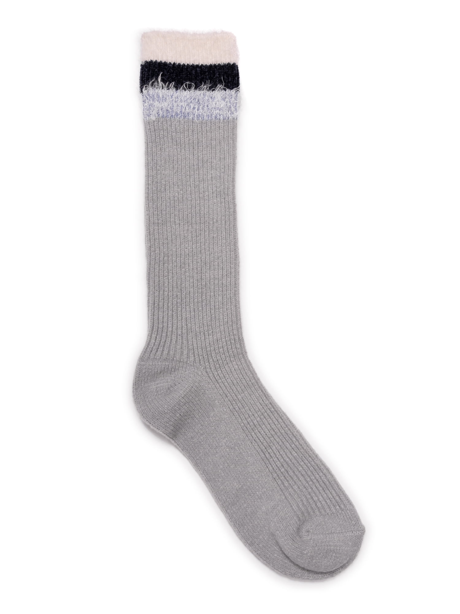 Muk Luks Women's Slouchy Border Sock, 1 Pair - Walmart.com