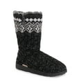Muk Luks Women's Tall Knit Foldover Slipper Boot - Walmart.com