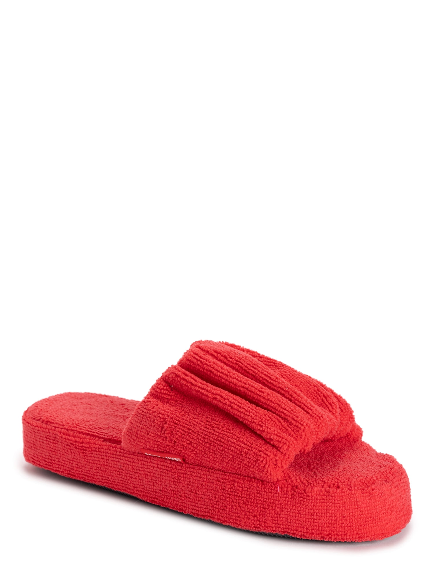 Muk Luks Women's Terry Cloth Slide Slipper - Walmart.com