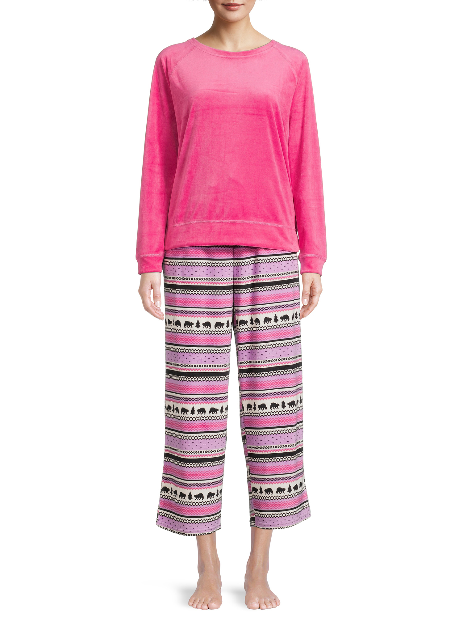 Jaclyn Tank Top and Shorts, 2-Piece Pajama Set - Walmart.com