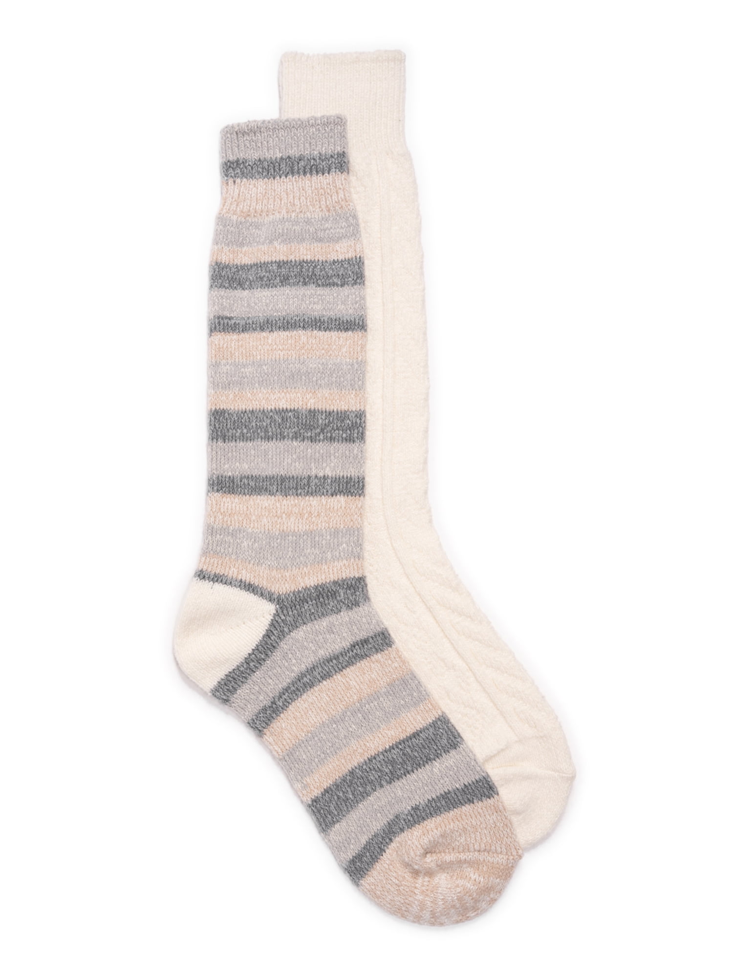 Mukluks Womens Tall Boot Socks 2 Pairs