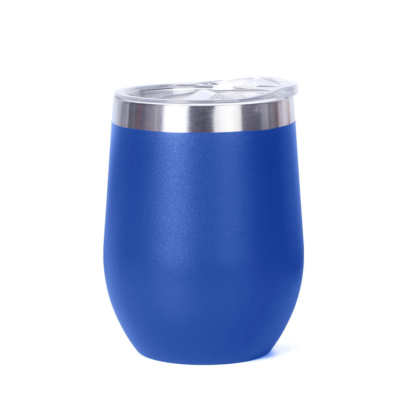 Muka 12 oz. Wine Tumbler, Double Wall Vacuum Insulated Powder Coated ...