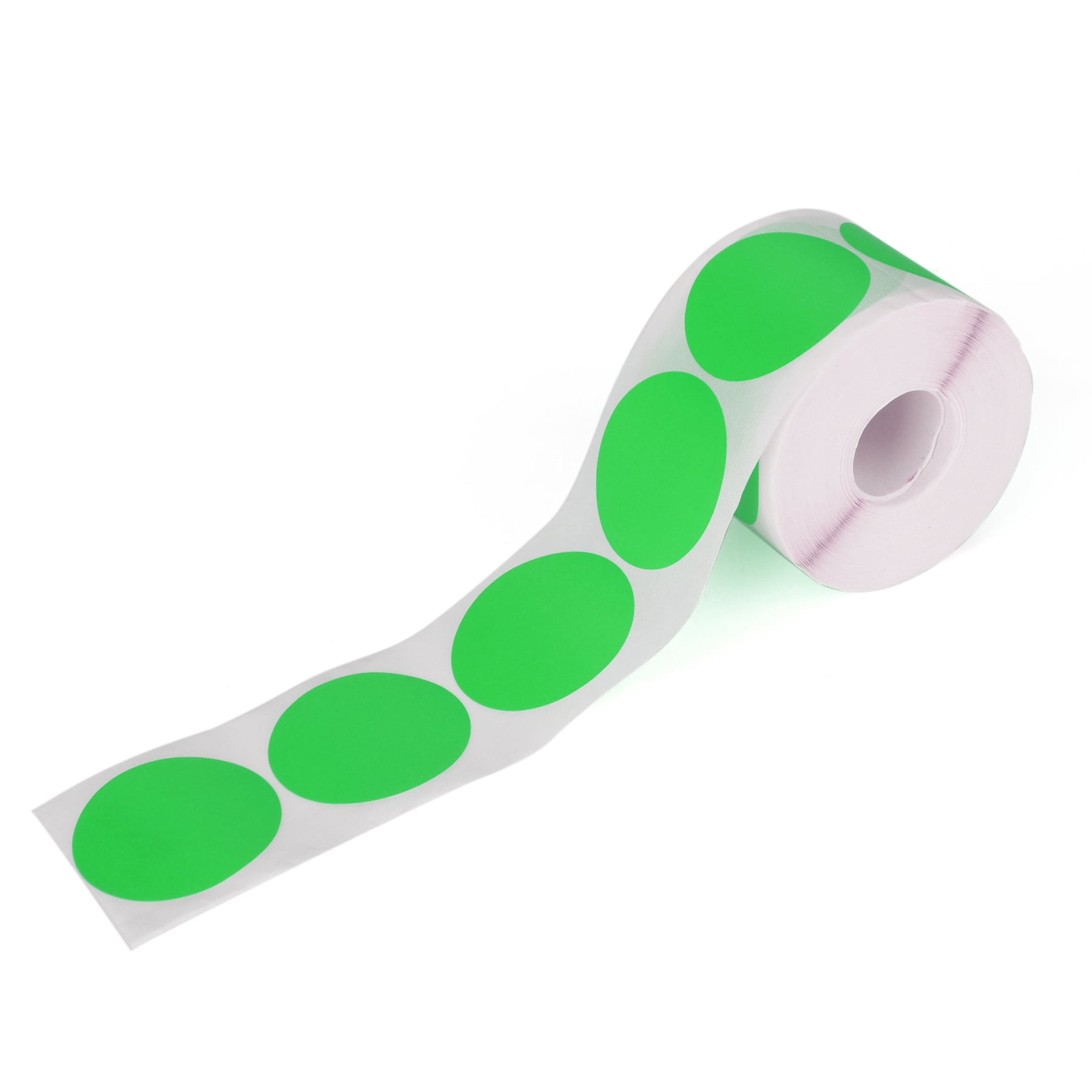 Muka 150 Pcs 4" Green Thermal Labels, Color Coding Dot Label Color ...