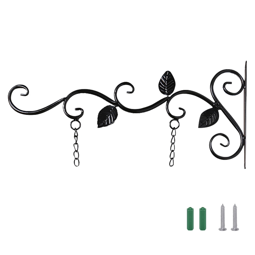 Muka Hanging Sign Bracket, Metal Decorative Wall Mounted Hook Hanger ...