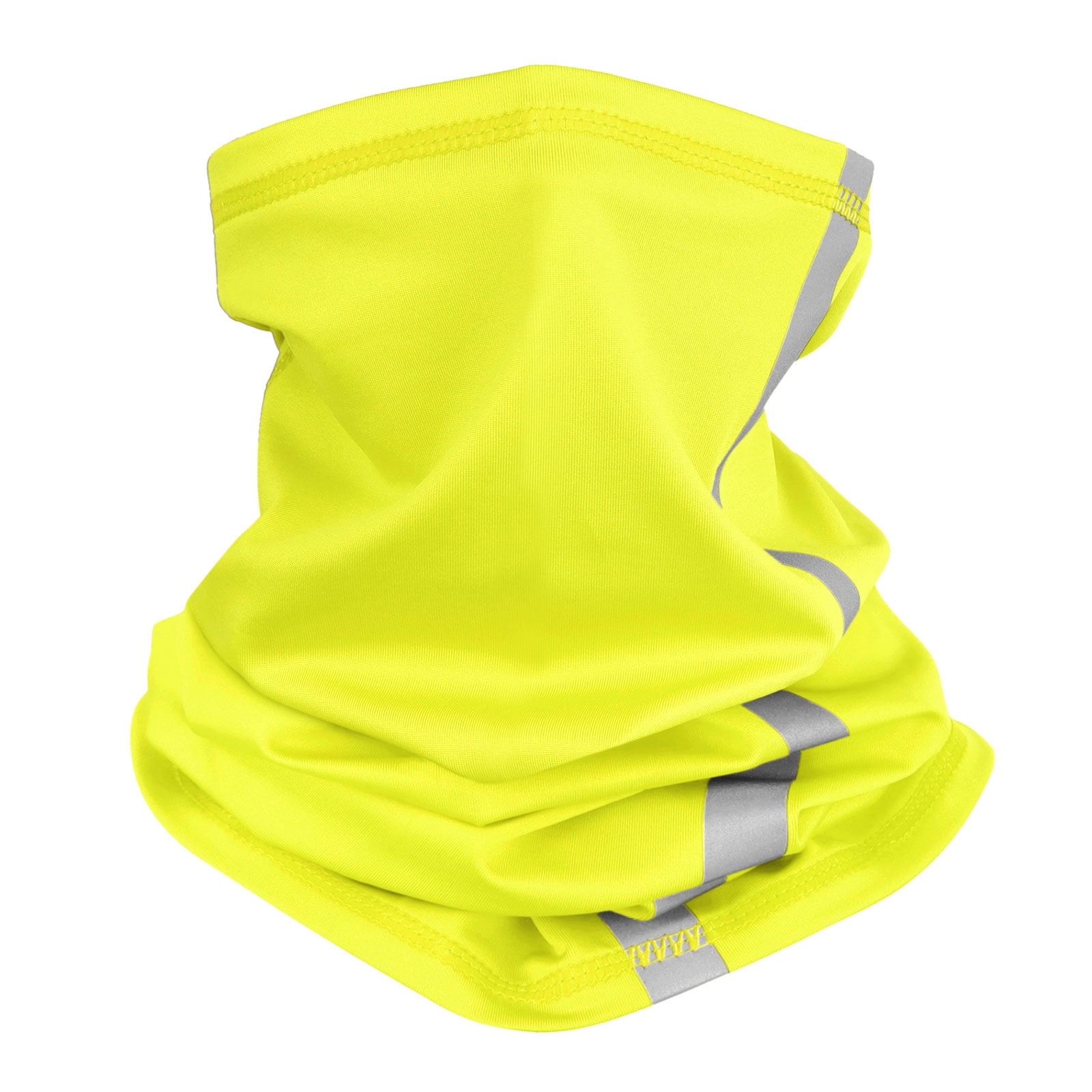Muka Reflective Stripe Safety Neck Gaiter Face Neckerchief Bandana ...