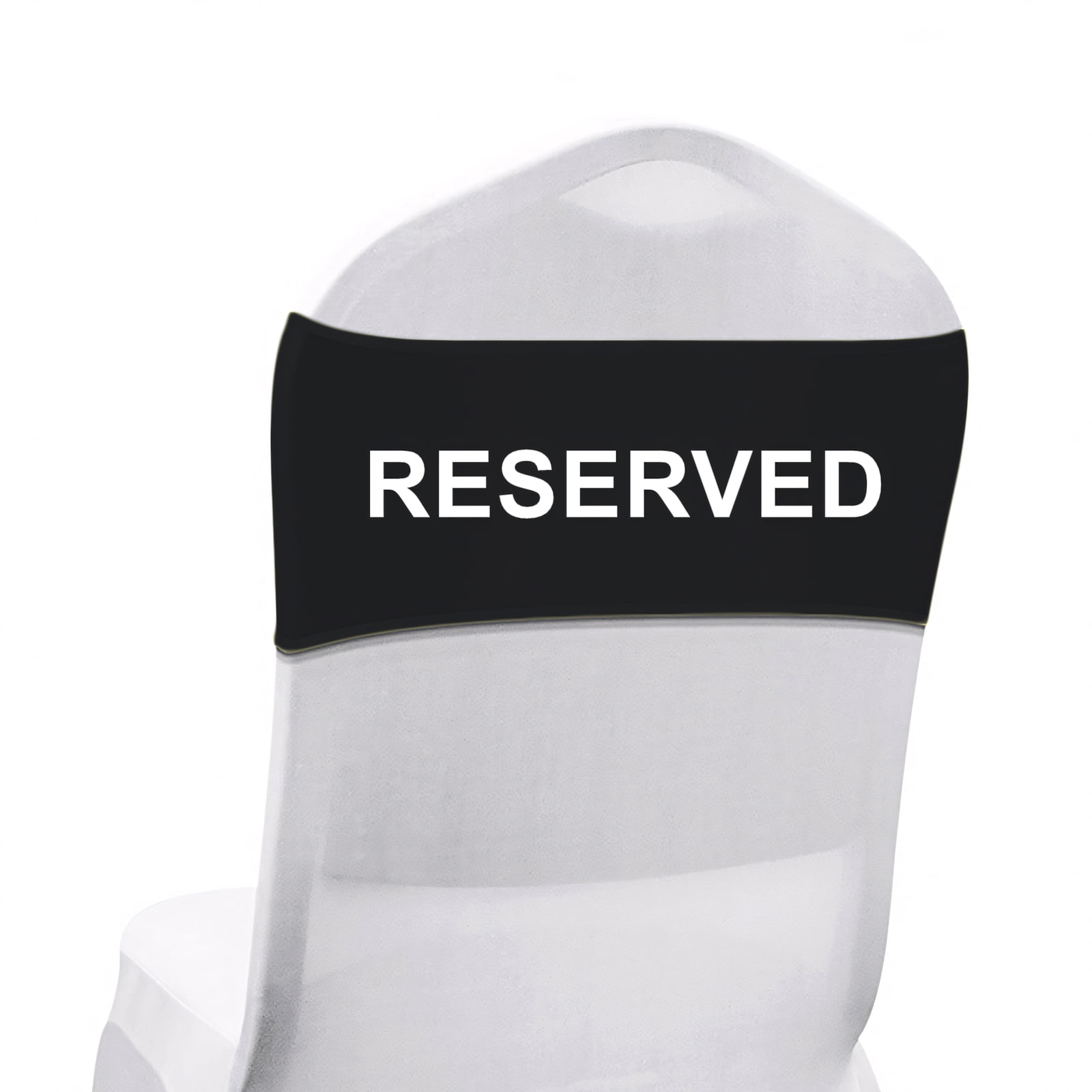 Muka Reserved Chair Bands 12 Pcs, 5 X 13 inch Reserved Chair Covers ...