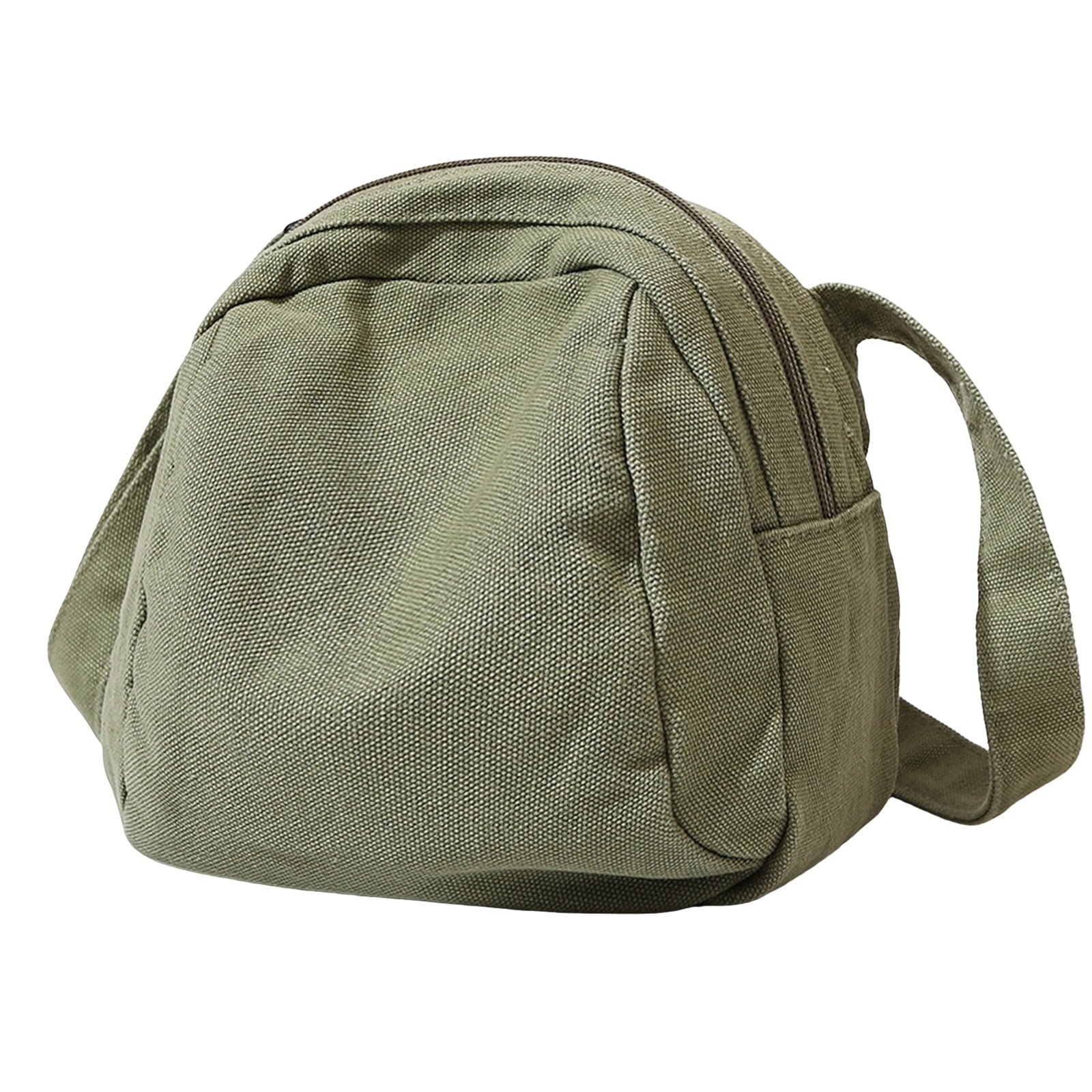 Muka Small Washed Canvas Crossbody Bag, Mini Hobo Bag, Gender-Neutral ...