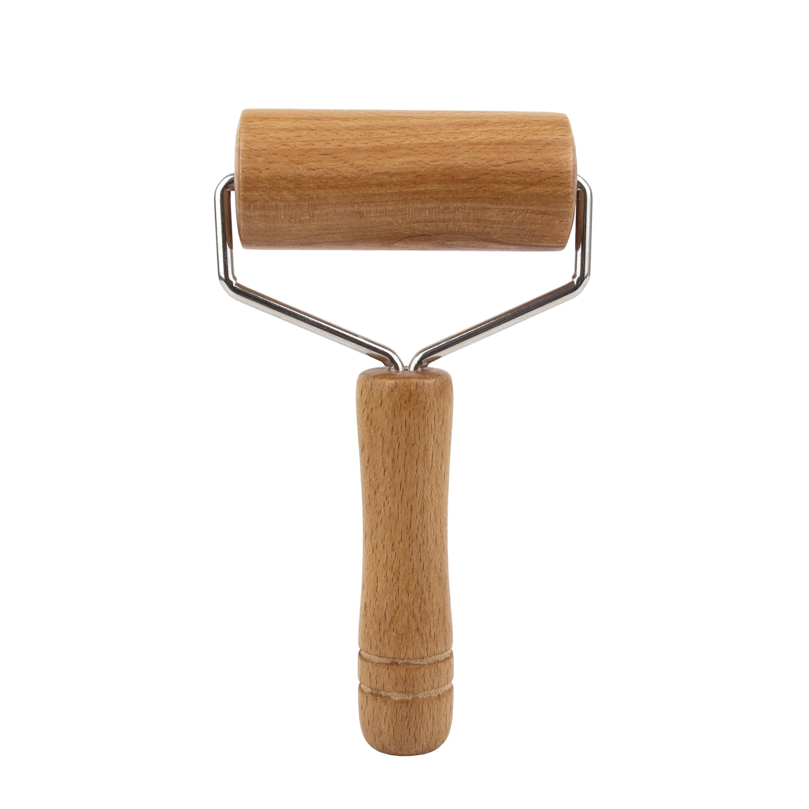 Muka Small Wooden Rolling Pin, T-Shape Mini Dough Pastry Roller Non ...
