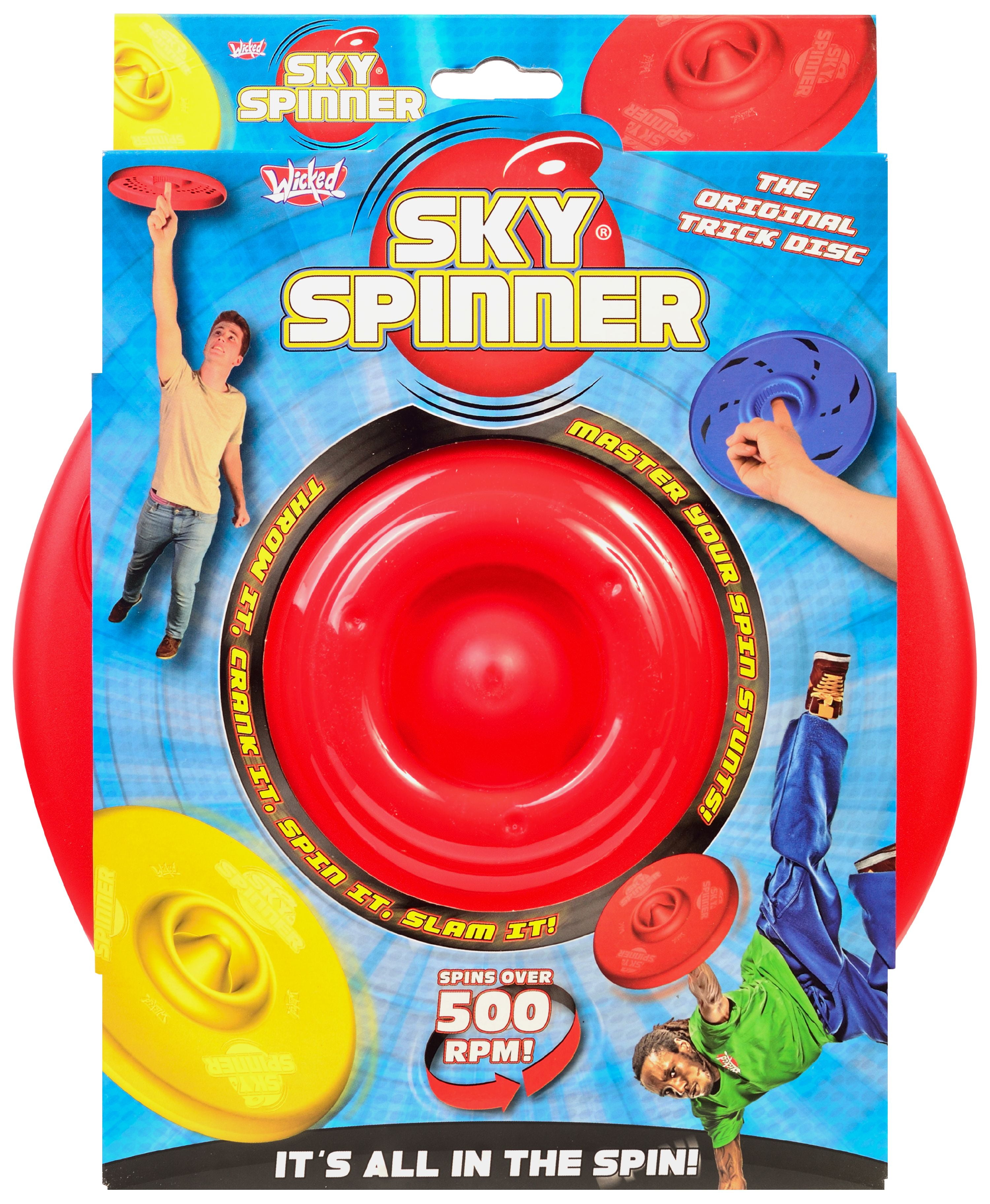 Wicked Sky Spinner Flying Sports Tricks Disc Frisbee Toy - Walmart.com