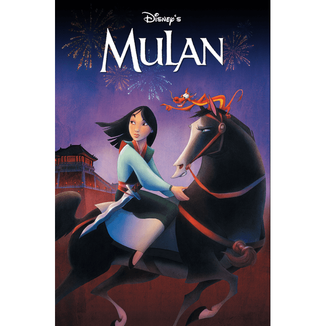 Mulan (1998) 24x36 Movie Poster, Disney Animated Classic, Rare Vintage ...