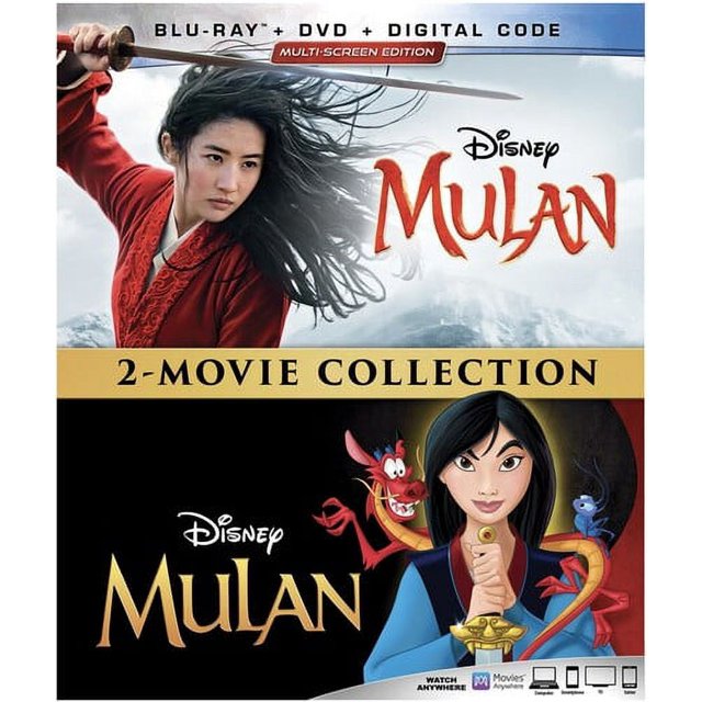 Mulan Collection (Blu-ray + DVD + Digital Code) - Walmart.com