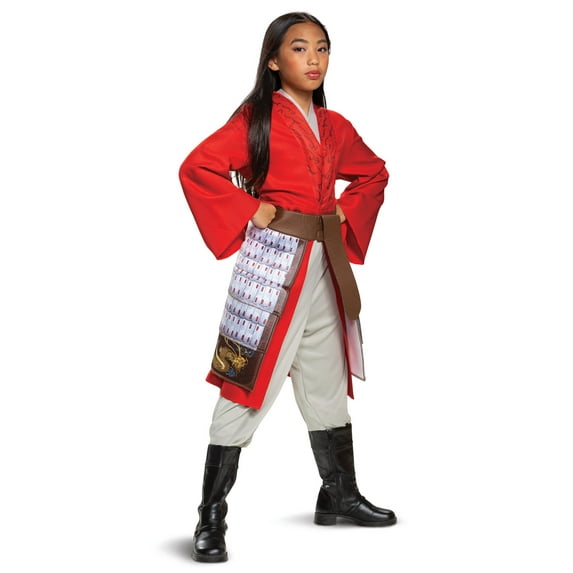 Mulan Hero Red Dress Deluxe Child Costume - Walmart.com