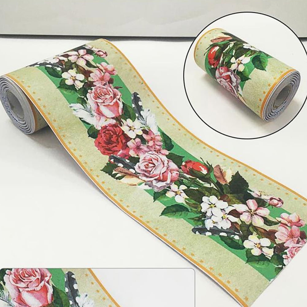 Mulanimo 10M Self Adhesive Skirting Line Wall Sticker PVC Art Mural ...