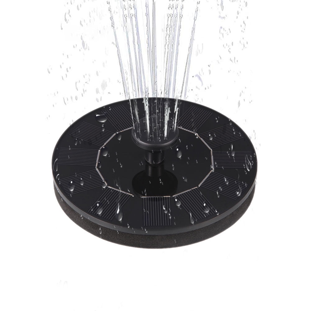 Mulanimo Solar Powered Mini Floating Fountain Kit for Bird Bath, Garden ...