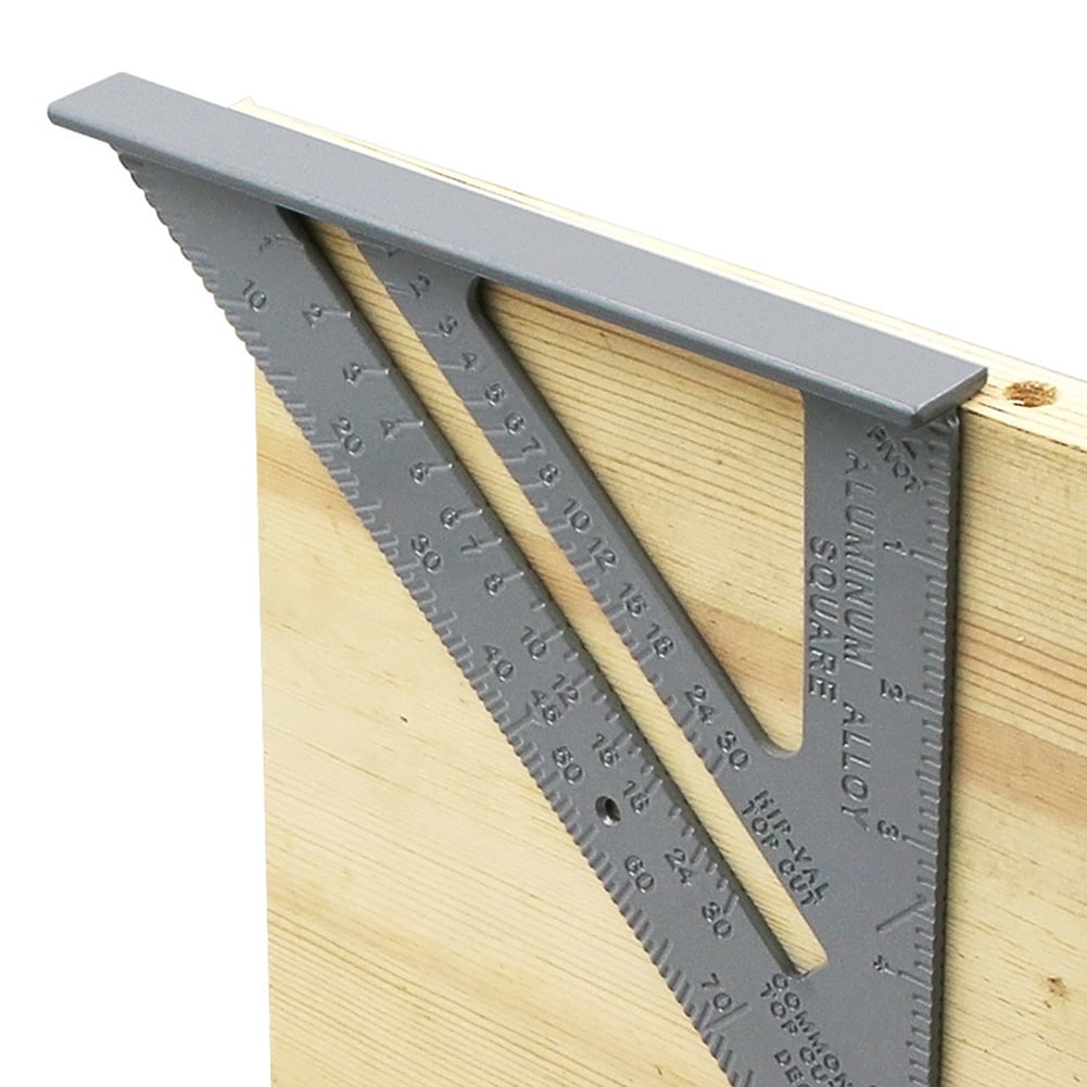Yesurprise Aluminum Triangle Rule, 90 Degree Angle Square, Woodworking ...