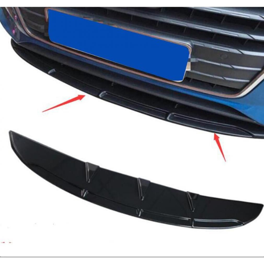 Mulanimo Universal Car Front Bumper Lip Spoiler Diffuser Fins Body Kit ...