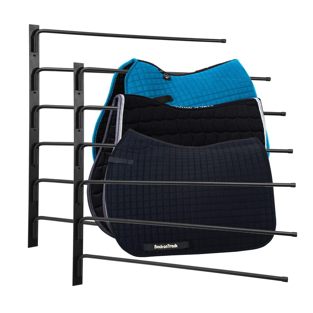 Mulaxen 2PCS Saddle Pad Rack - Horse Blanket Holder | Heavy Duty 180 ...