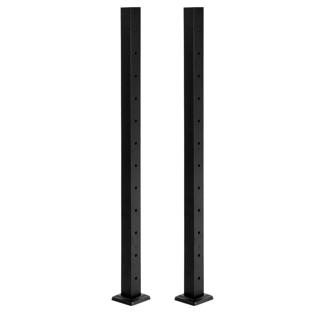 Mulaxen 2Pack 41" Cable Railing Post Kits, Fixed Top Mount Levels ...
