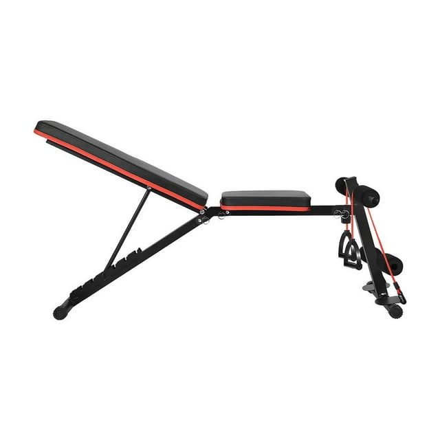 Mulaxen Adjustable Weight Bench with Leg Extension and Curl Machine ...