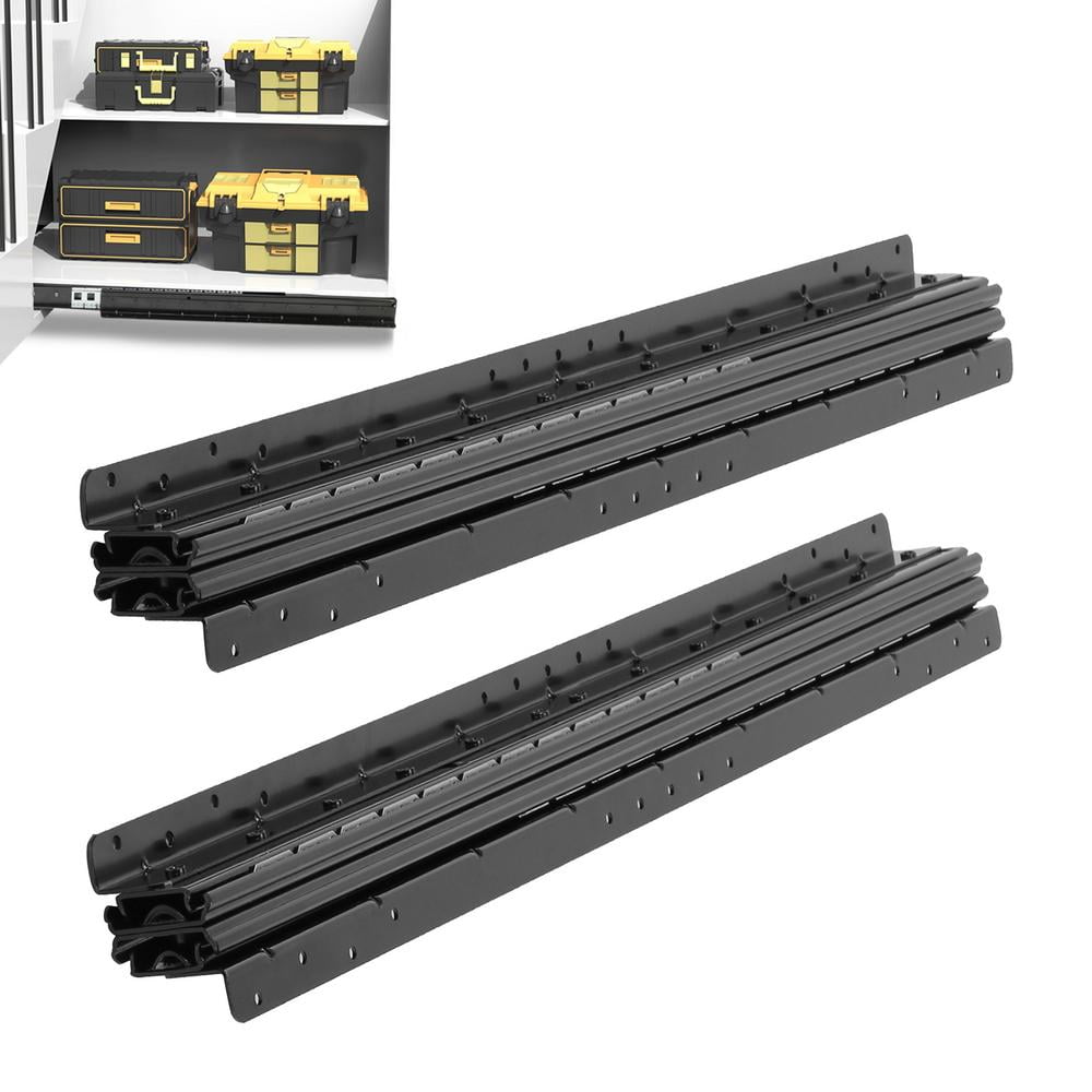 Mulaxen Bottom Mount Drawer Slides Bottom Mounted Under Drawer Slides ...