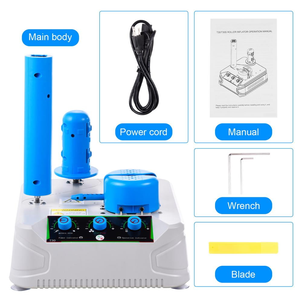 Mulaxen Bubble Wrap Machine 110V Air Bags Packing Machine 33Ft/Min 300L ...