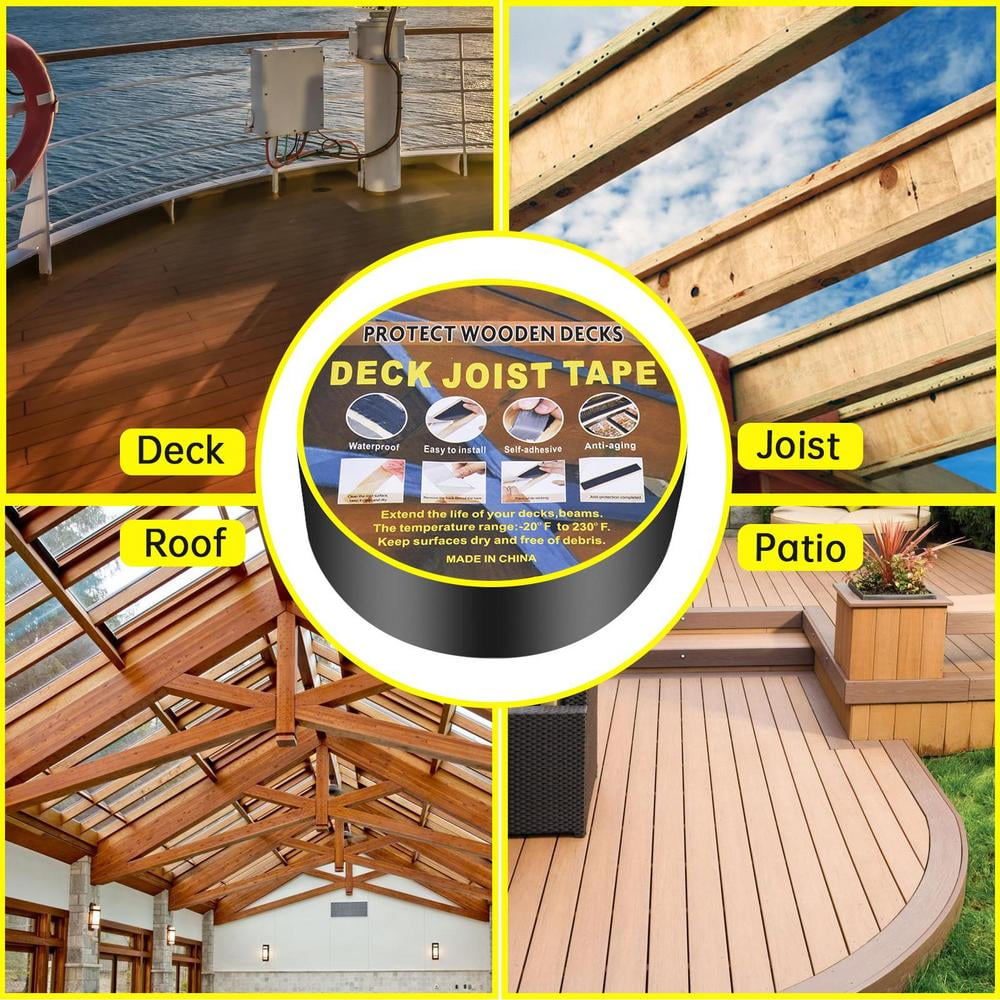 Mulaxen Butyl Joist Tape Adhesive Tape for Decking Protection ...