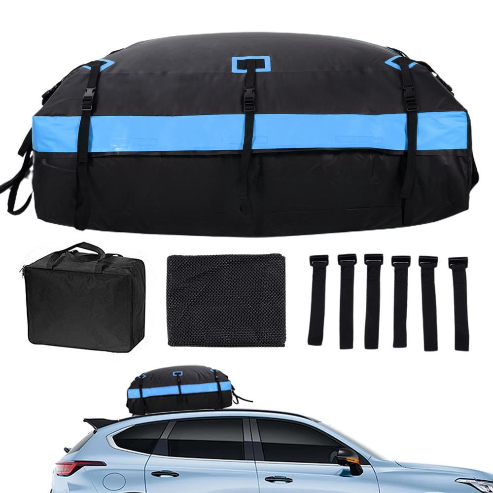 Mulaxen Car Roof Bag Rooftop top Cargo Carrier Bag 28 Cubic feet ...