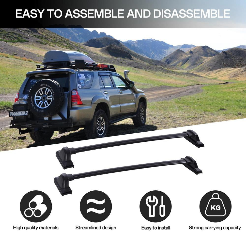 Mulaxen Car Top Roof Rack Aluminum Alloy Car Roof Rack Cargo Carrier ...
