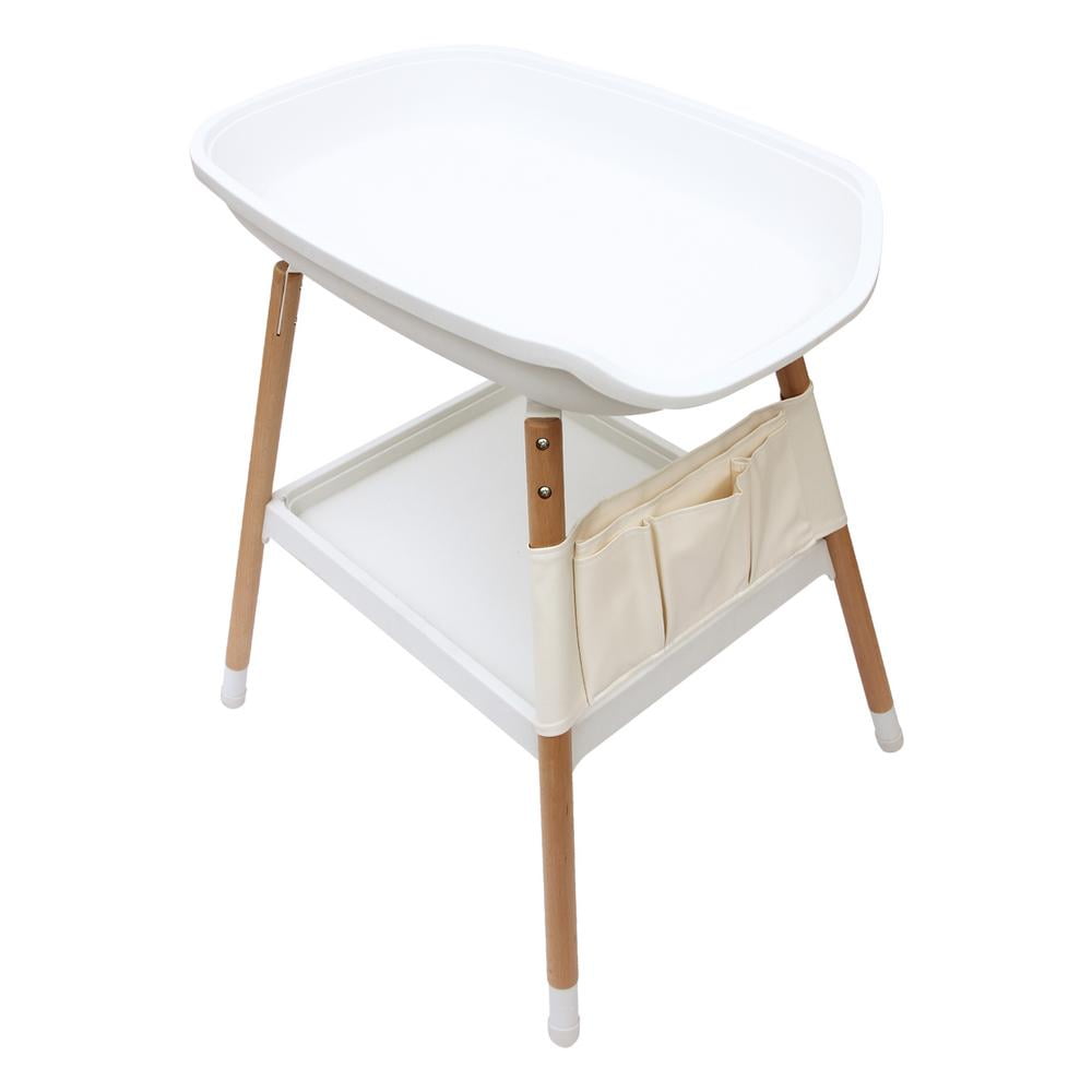 Mulaxen Diaper Table Folding Diaper Station Nursery Organizer Height ...