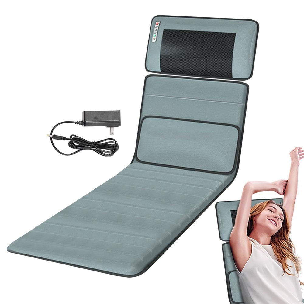 Mulaxen Full Body Massage Mat Mat with Heat Bed Massager Full Body ...