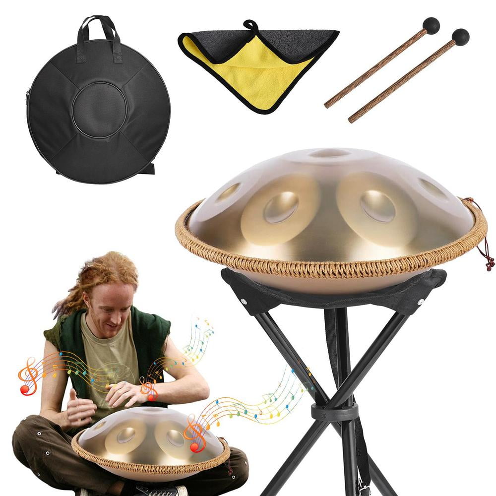 Mulaxen Handpan Drum, Handpan Drums for Adults, 18-Inch 9-Notes G Minor ...