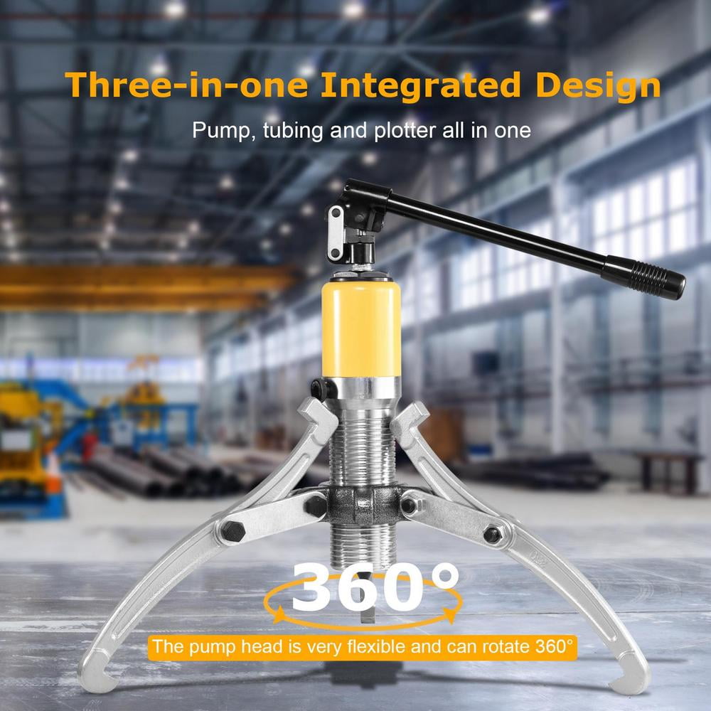 Mulaxen Hydraulic Bearing Puller 3-Jaw Puller Separator Tool with 15T ...