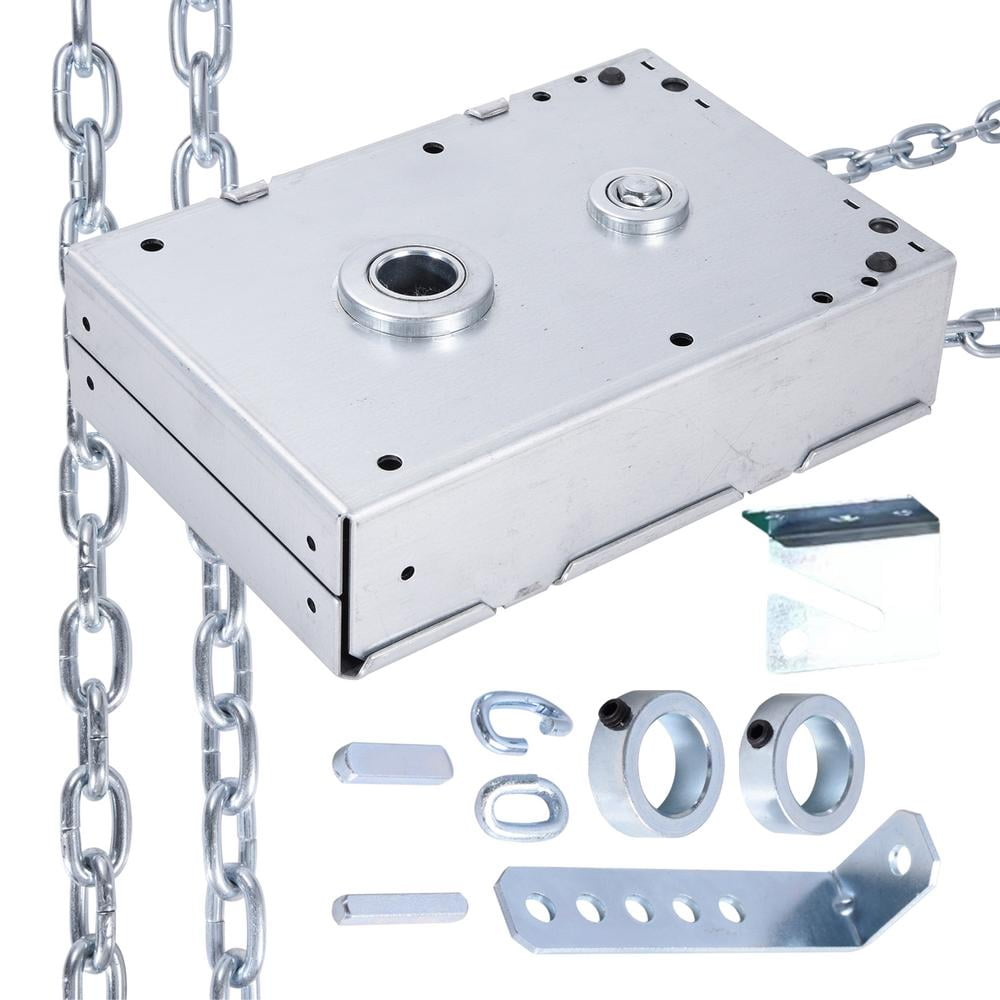 Mulaxen Jackshaft Opener Chain Hoist Garage Jackshaft Door 4:1 Heavy ...