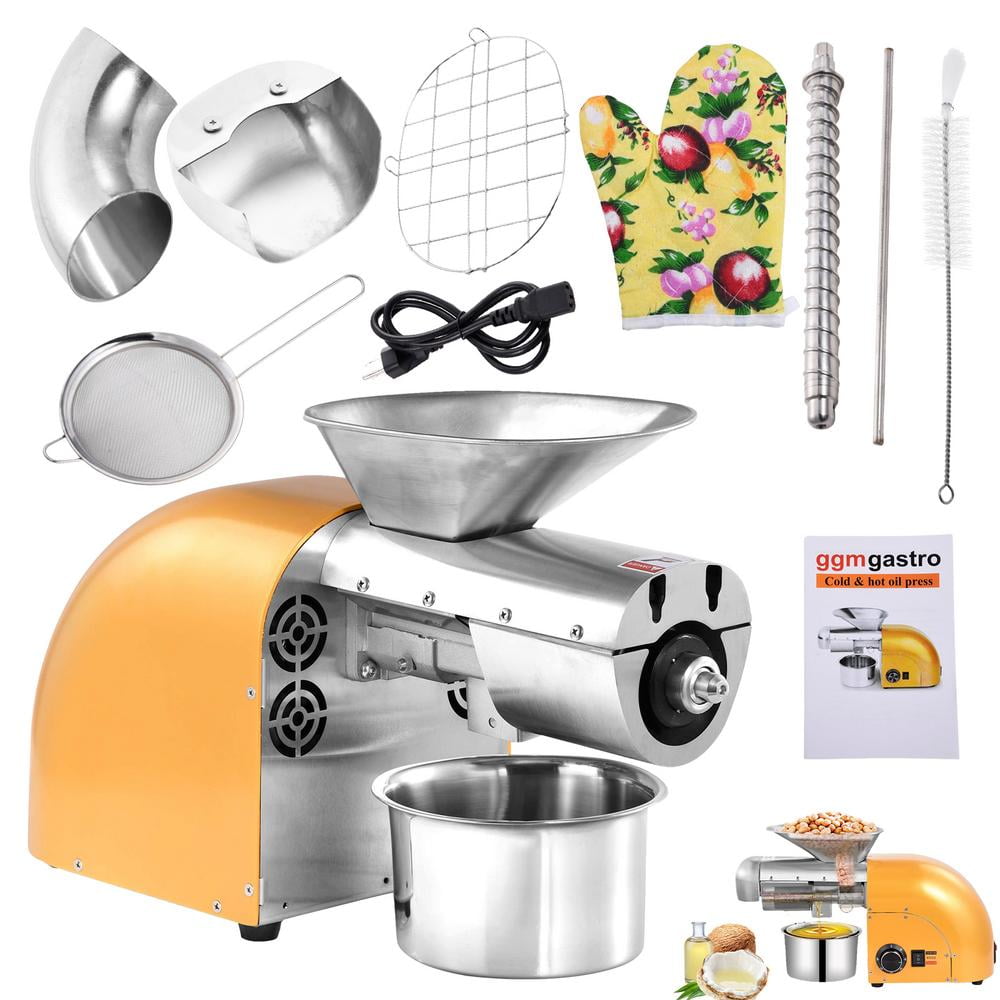 Mulaxen Manual Oil Press 1800W Cold & Hot Electric Automatic Oil Press ...