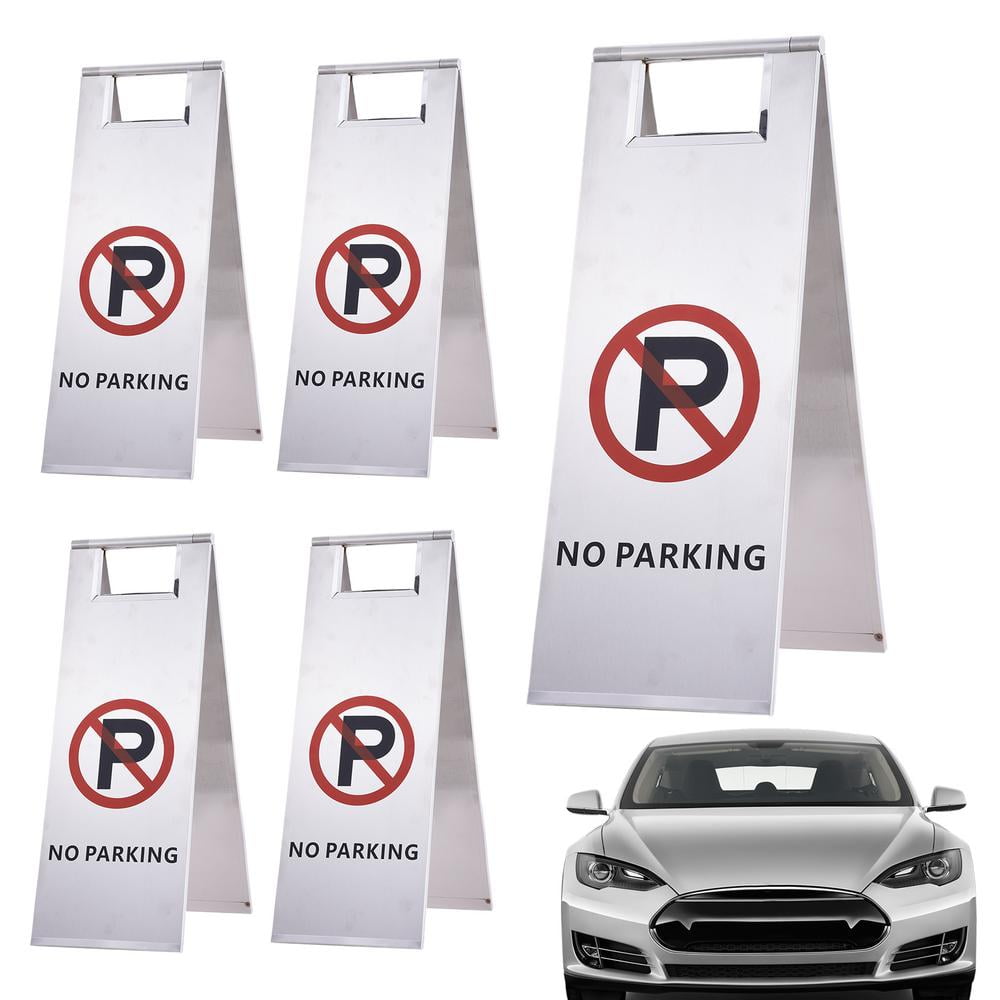Mulaxen Foldable Parking Signs Foldable Stainless Steel Warning Signs ...