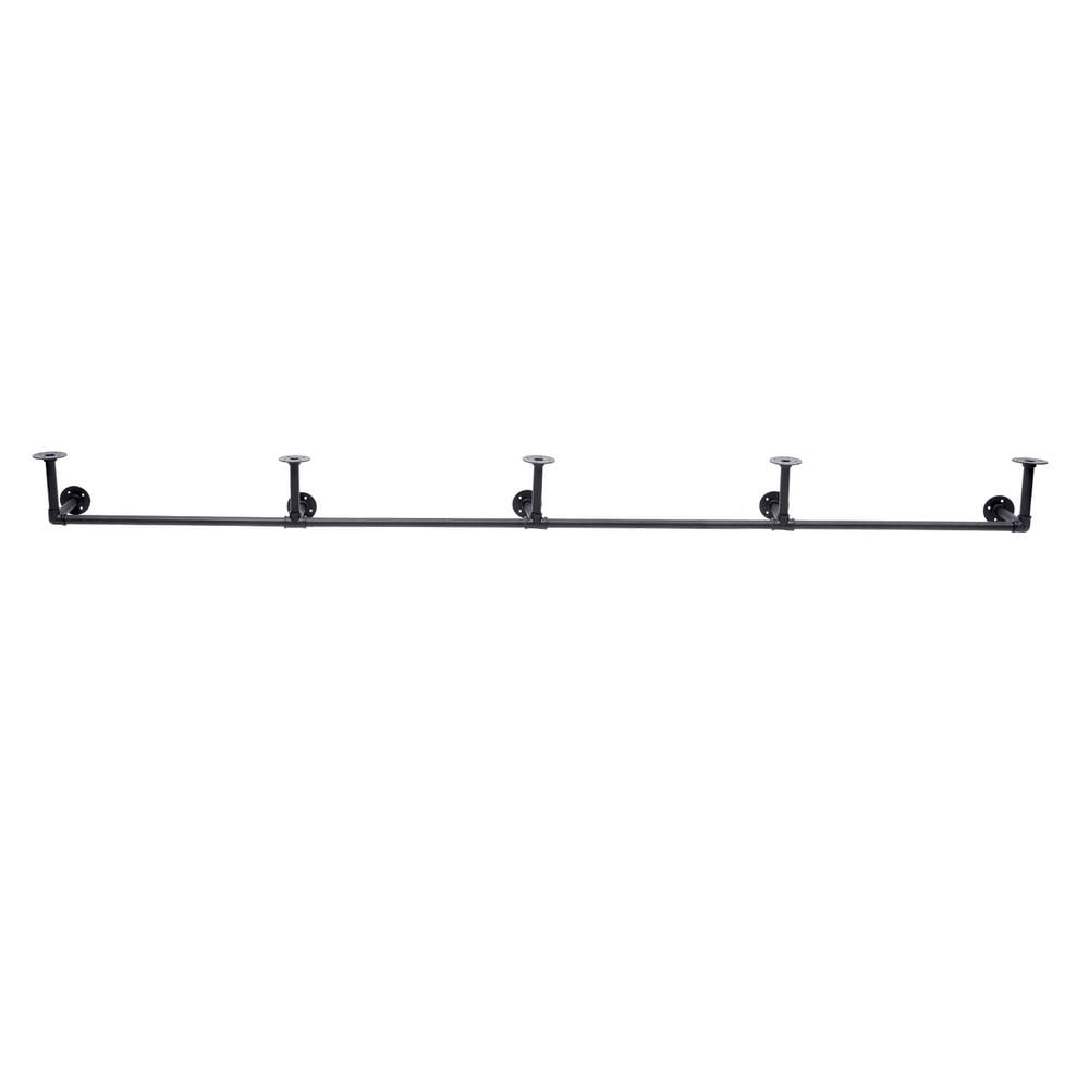 Mulaxen Pipe Bar Foot Rail Pipe Railing Guide Rail Heavy Duty Wall ...