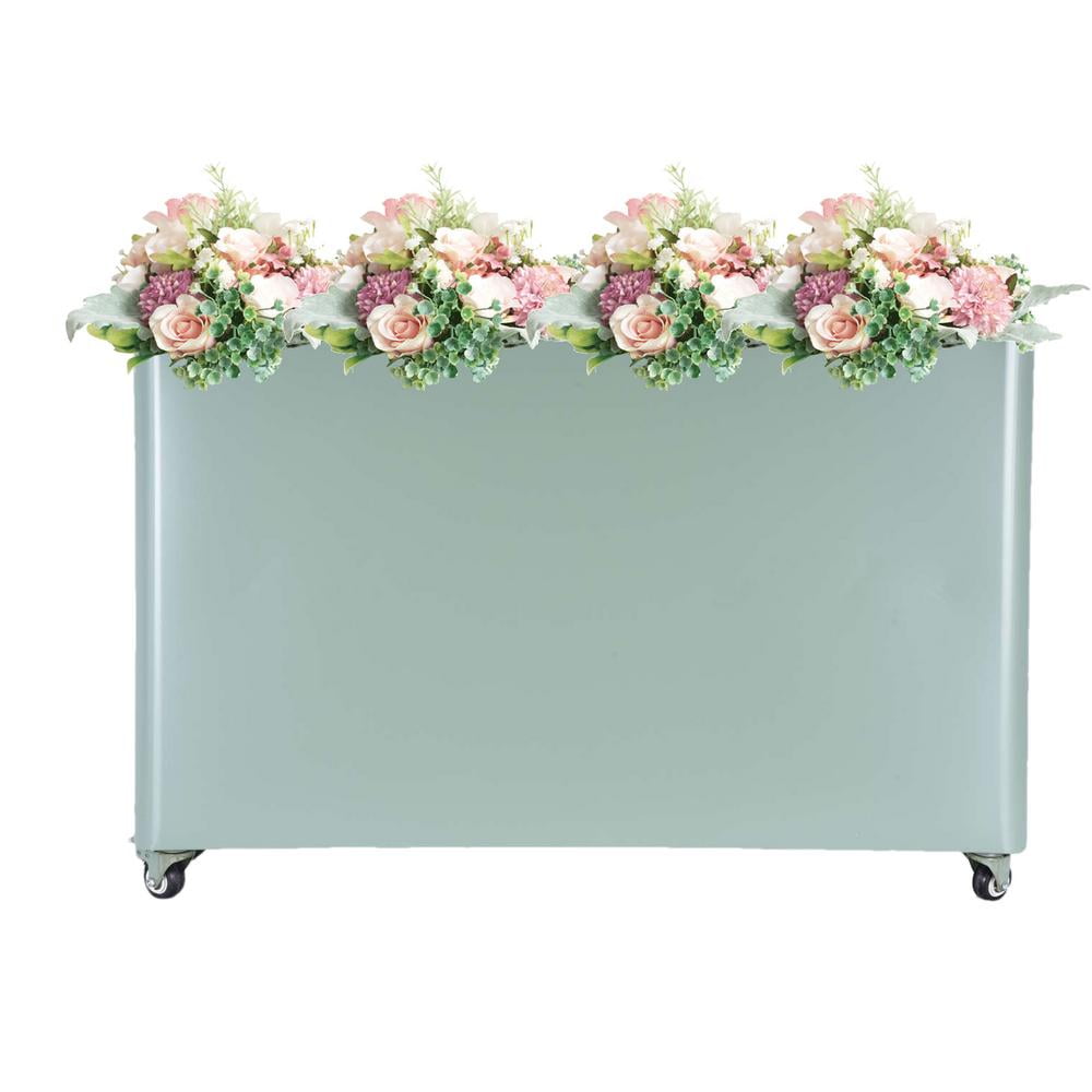 Mulaxen Rolling Planter Box Raised Garden Planter Movable Raised ...