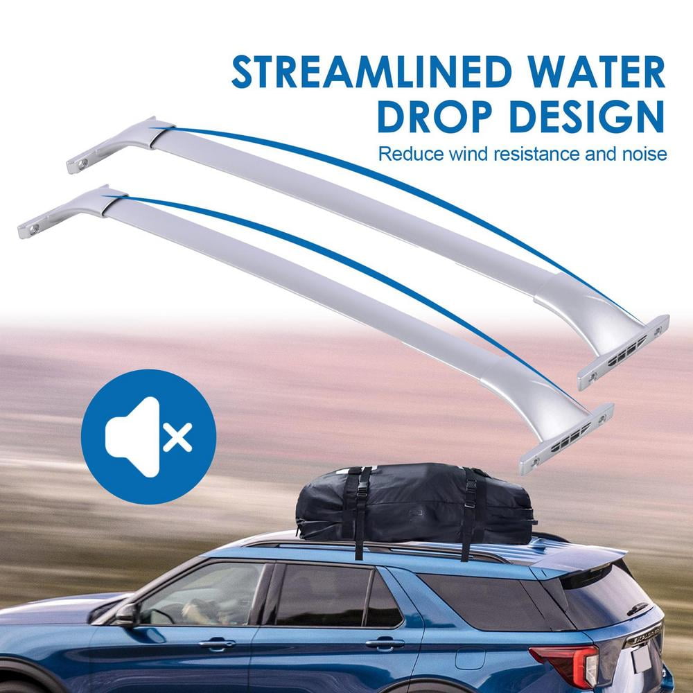 Mulaxen SUV Roof Rack Aluminum Car Top Luggage Holder Car Roof Rail ...