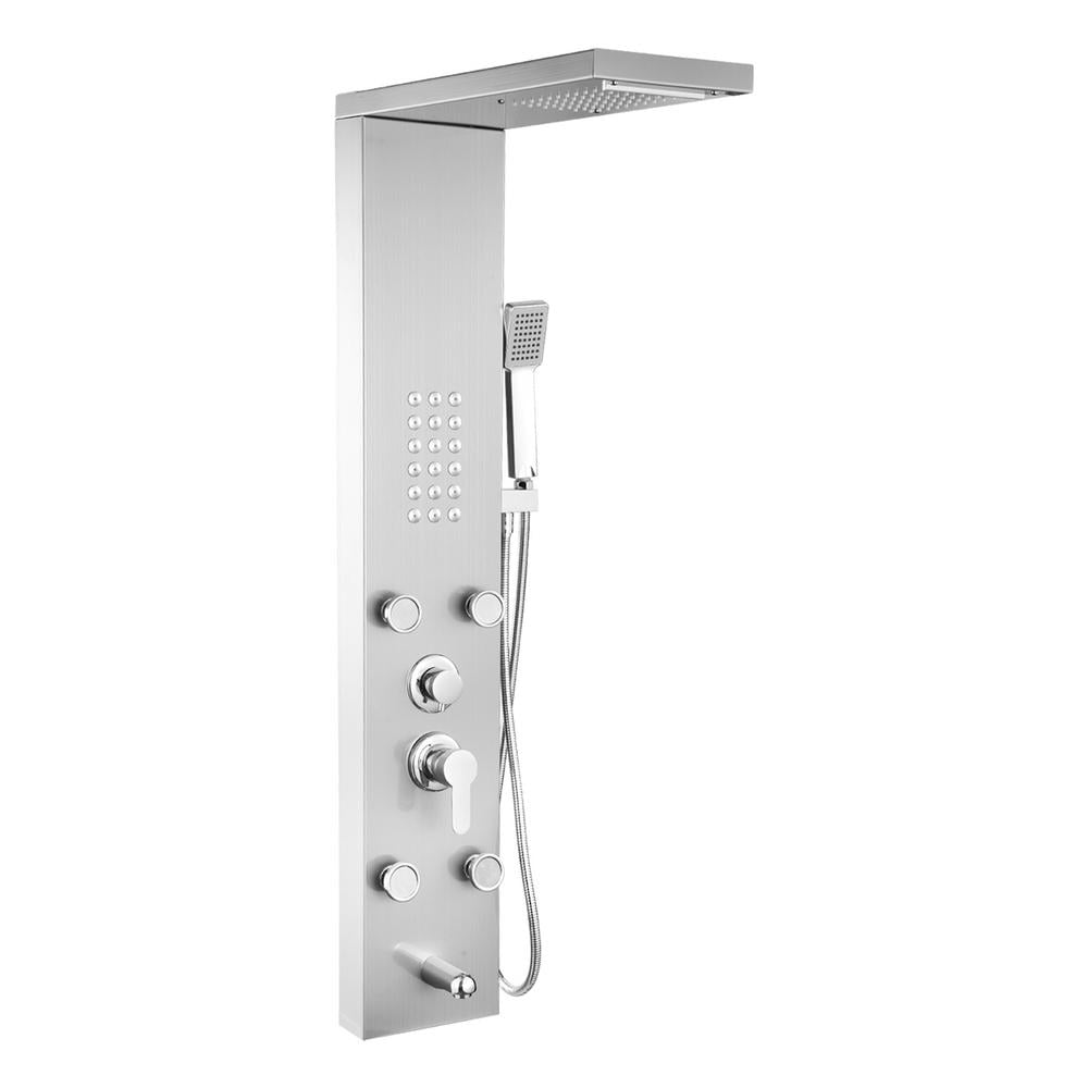Mulaxen Shower Panel Tower System Rainfall Waterfall Shower Head ...