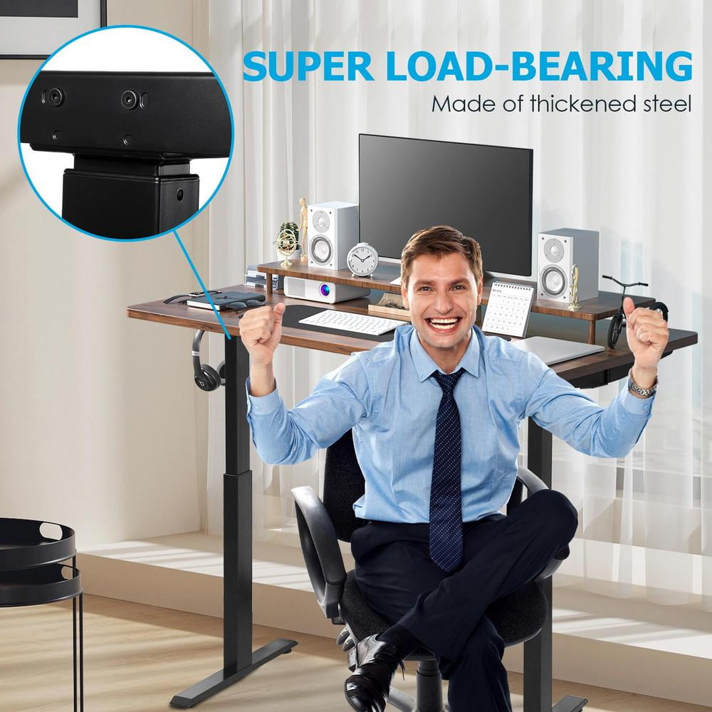 Mulaxen Standing Desk Frame Electric Adjustable Standing Computer Desk ...