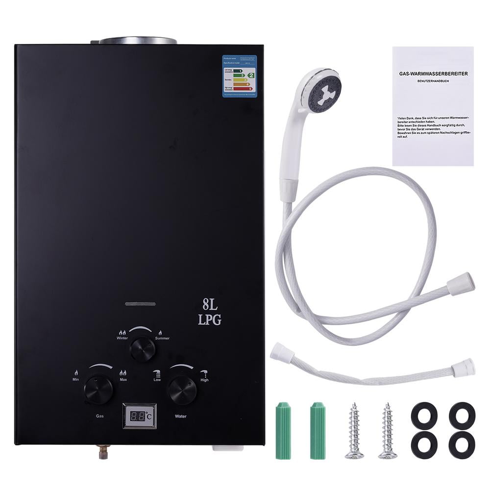 Mulaxen Tankless Water Heater Tankless Shower Water Heater Camp Shower ...